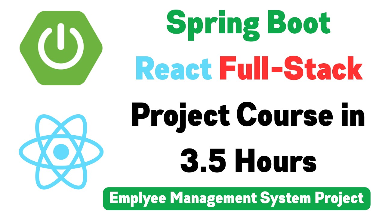 Spring Boot React Js Full Stack Project Employee Management System