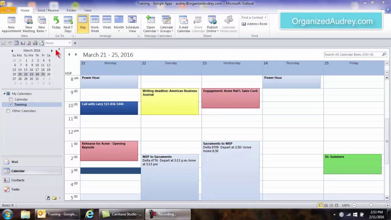 Outlook Calendar Tutorial Neryvip