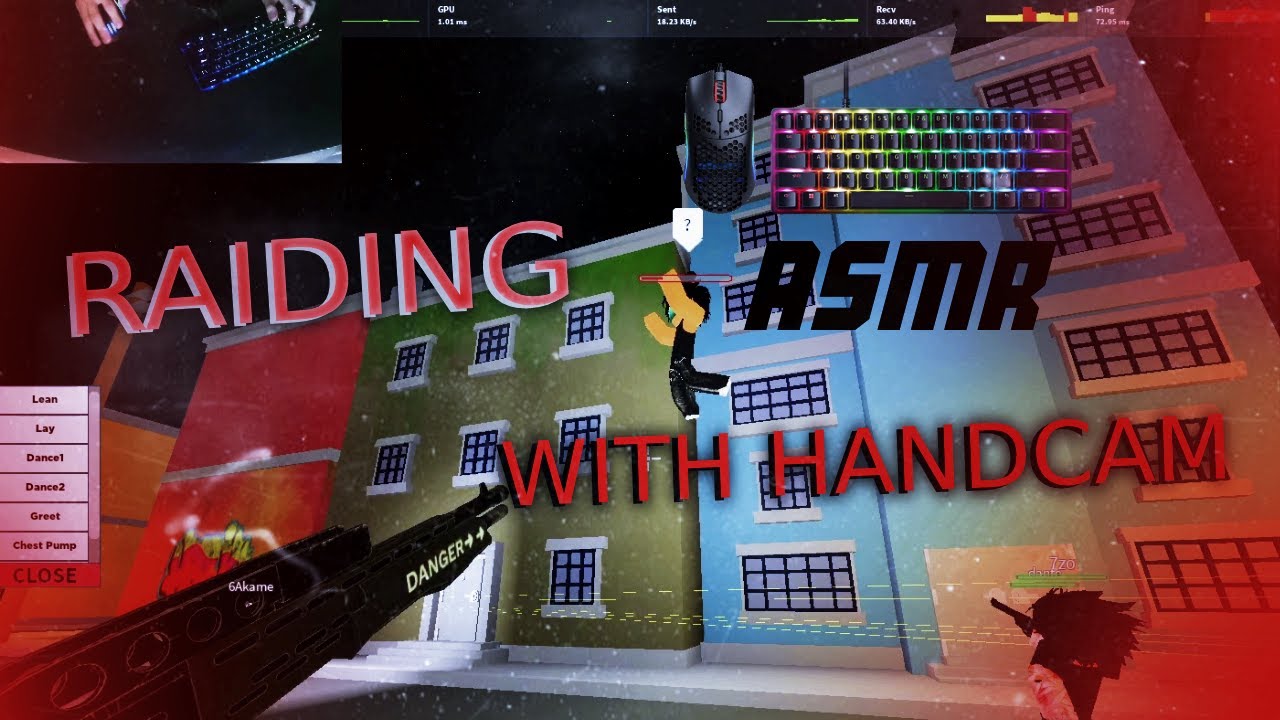 Raiding In Dahood With Handcam Youtube