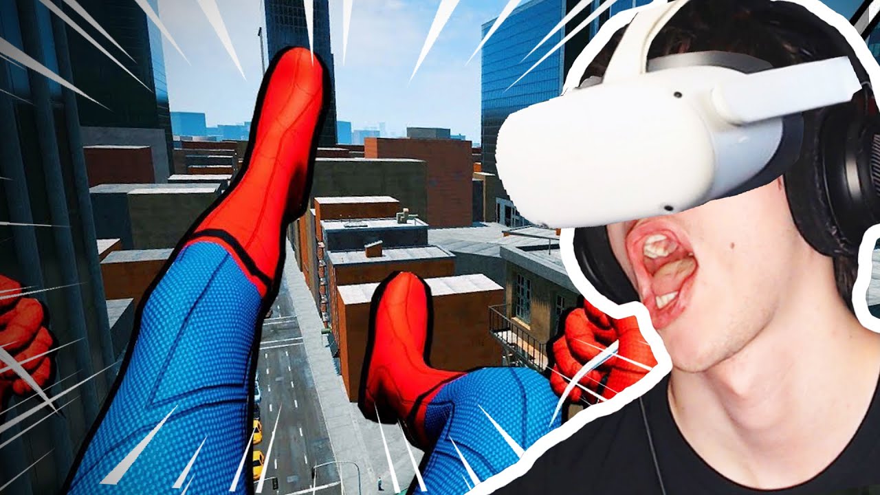 Playing New Free Spider Man Vr Game Untangled Vr Youtube