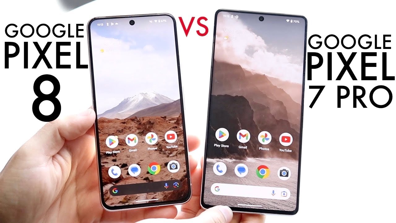 Google Pixel 8 Vs Google Pixel 7 Pro Comparison Review Video