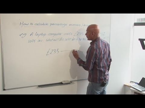 How To Solve For Percentage Increase And Decrease Youtube