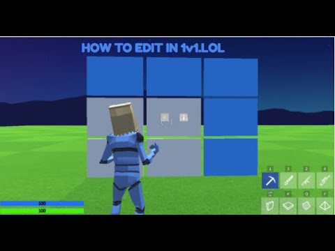How To Edit In 1v1 Lol Youtube