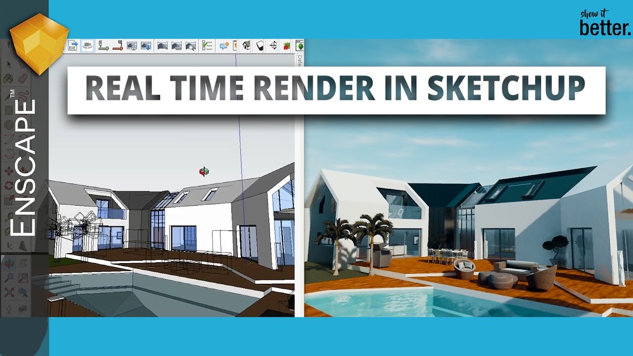 Real Time Rendering In Sketchup Enscape 3d Youtube