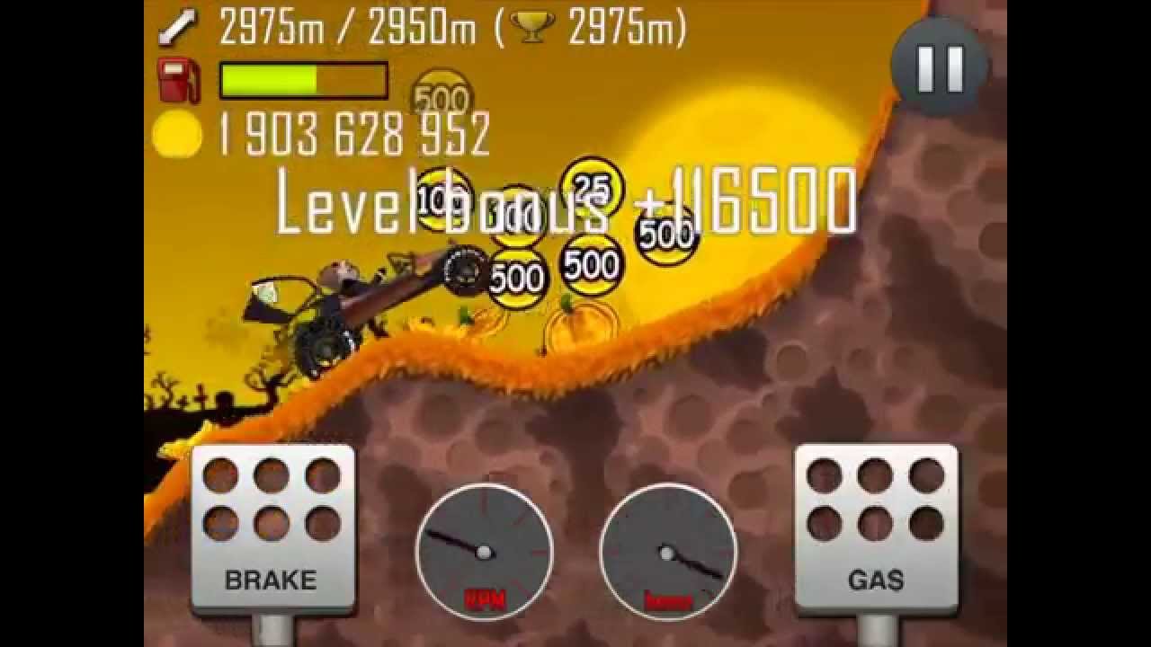 Hill Climb Racing Full Upgrade Dune Buggy On Haunted Hd Youtube