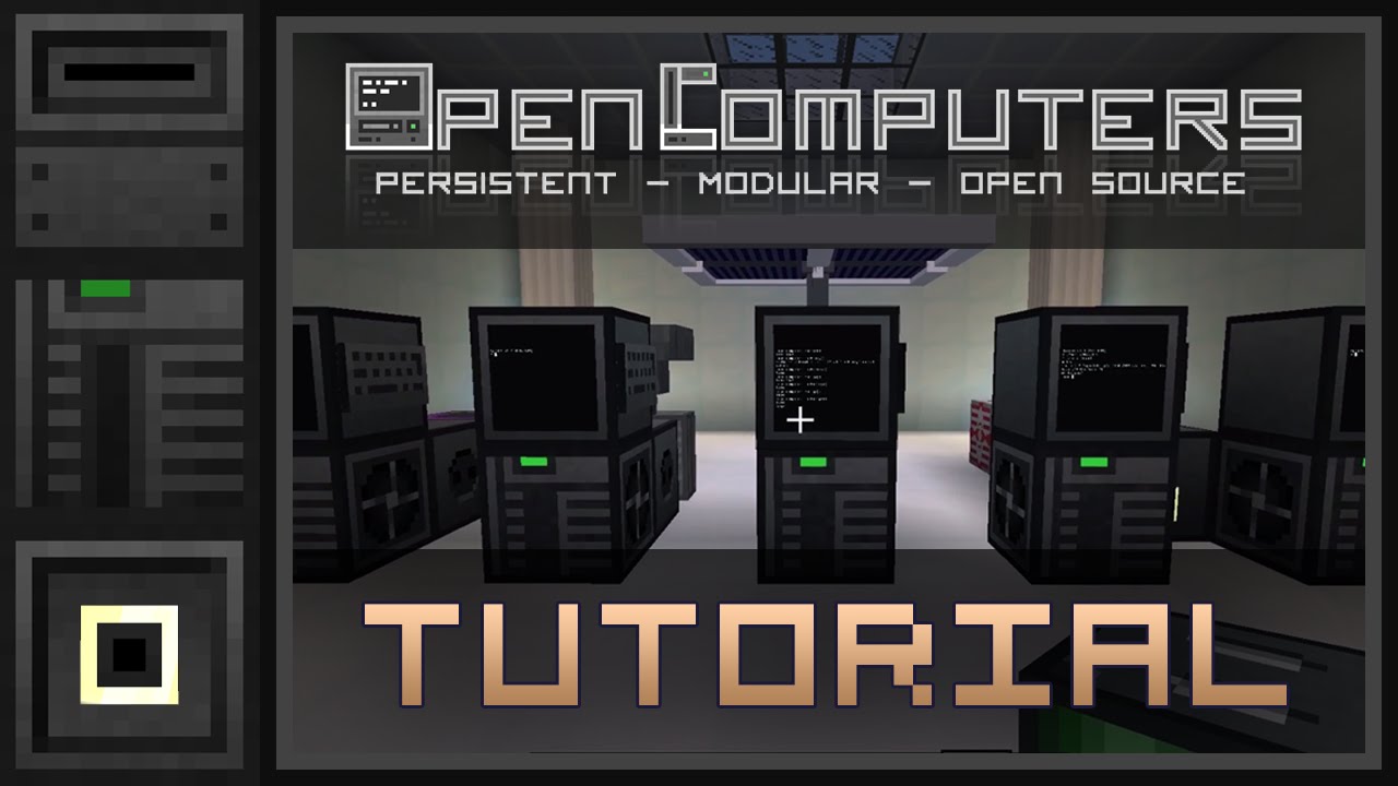 Opencomputers V1 1 Tutorial 1 Basic Setup English Youtube