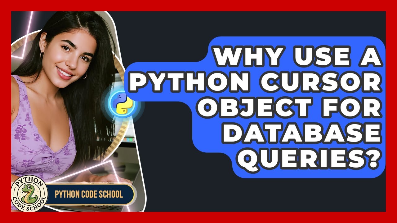 Why Use A Python Cursor Object For Database Queries Python Code
