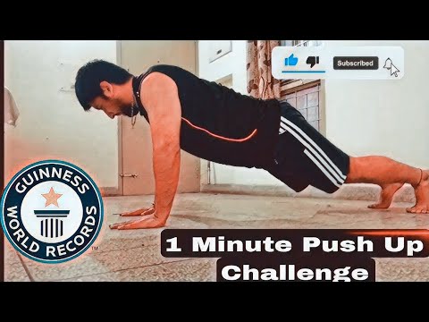 Most Push Ups In 1 Minute World Record Wordrecord Pushups