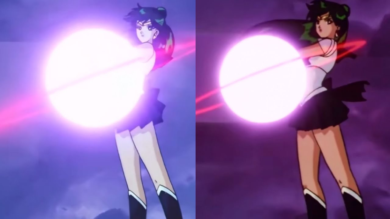 Sailor Pluto All Transformation Attack Youtube