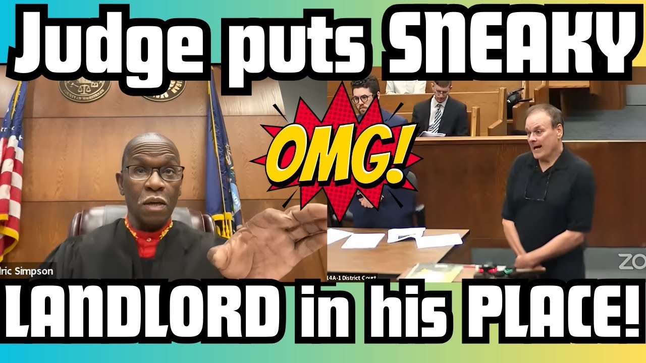 Judge Simpson Breaks Down Sneaky Landlord Wow Youtube