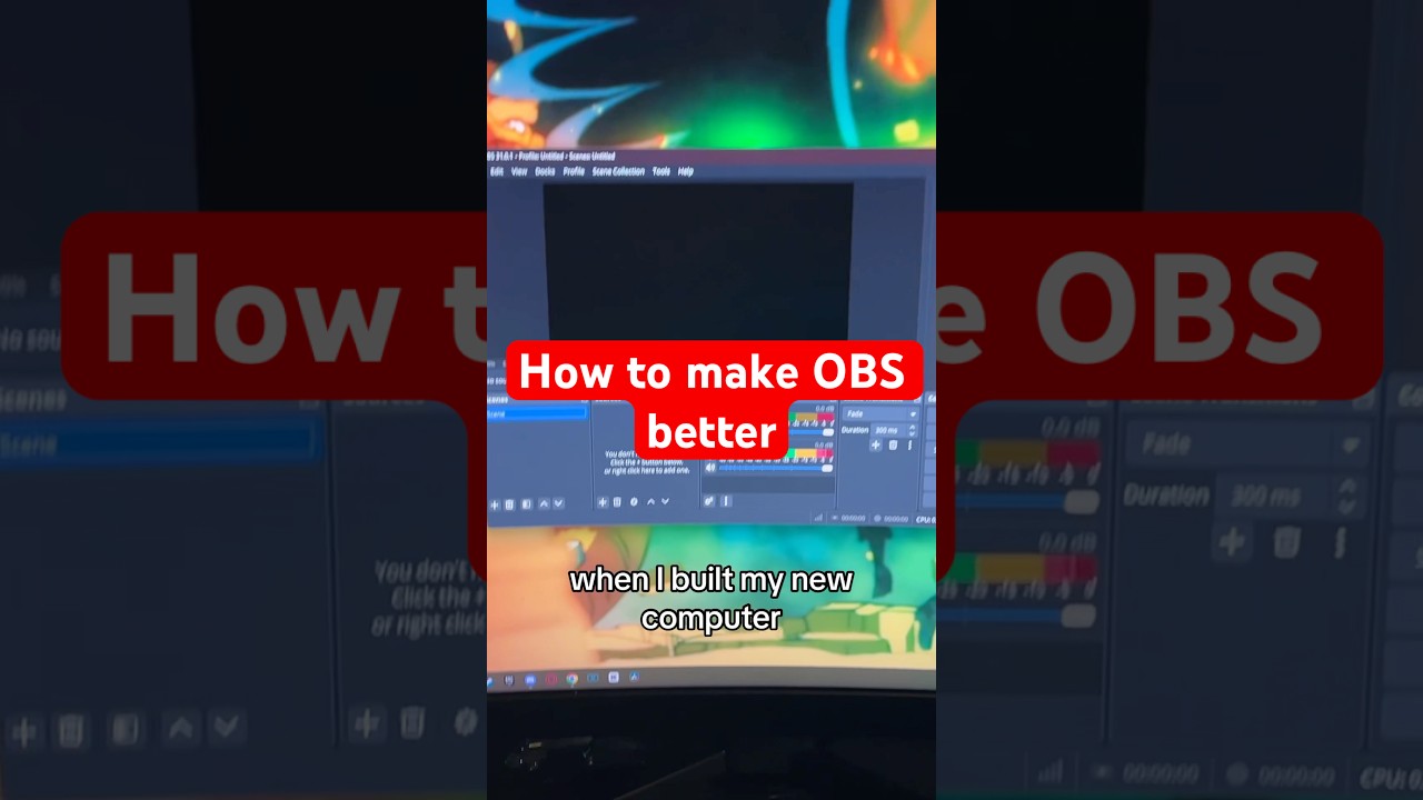 How To Make Obs Better Youtube