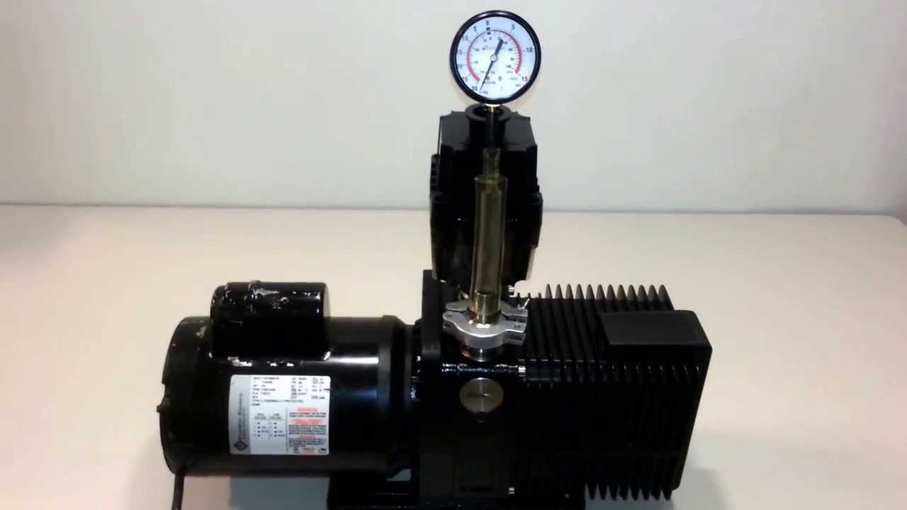 Precision Scientific 10985 Vacuum Pump Demo Youtube