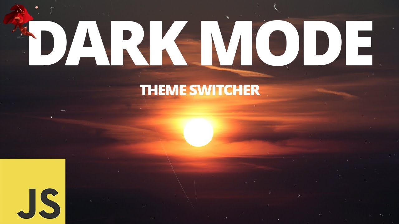 Build An Easy Light Dark Mode Toggle With Css Javascript Youtube