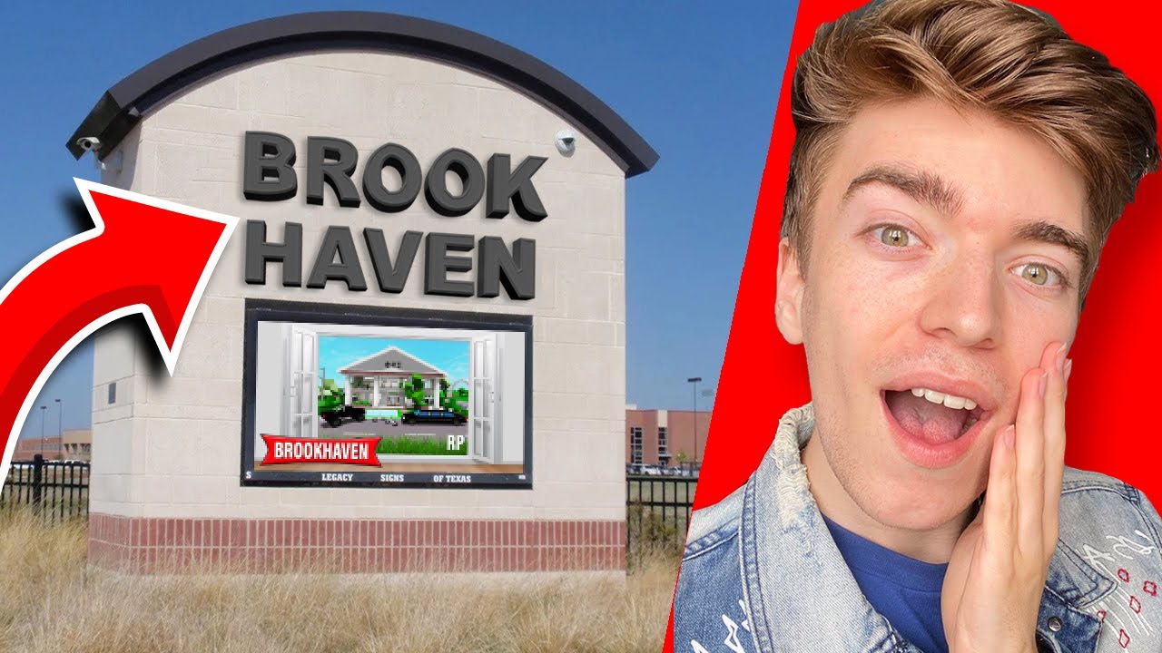 I Went To Brookhaven Town In Real Life Roblox Brookhaven Rp Town Real