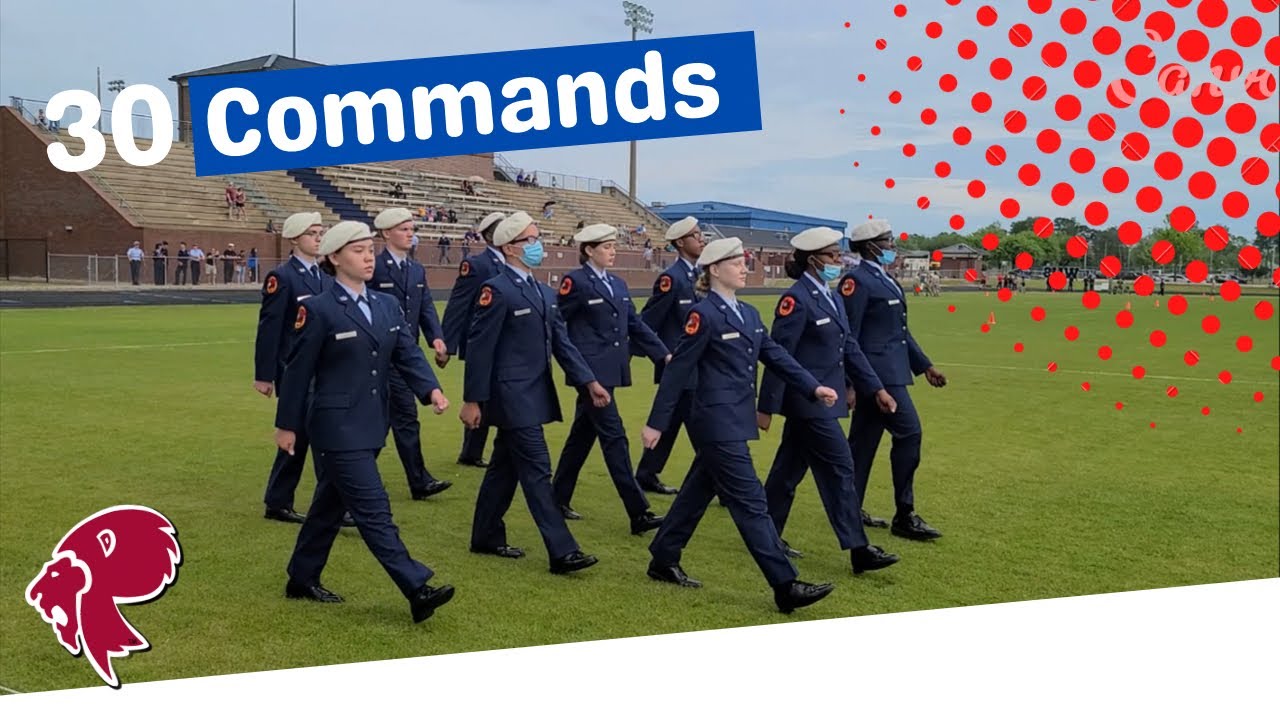 30 Command Drill Sequence Walton High School Drill Comp Youtube