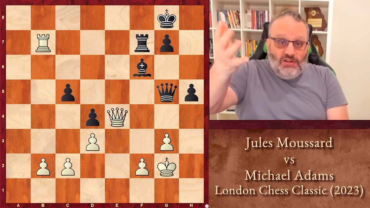5 Minutes With Gm Ben Finegold Moussard Vs Adams London Chess Classic