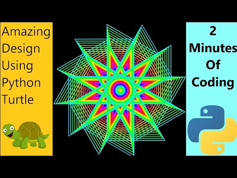 Python Turtle Code For Amazing Design Python Turtle Tutorial Code