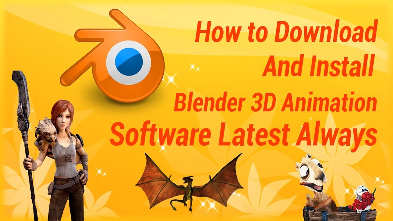 How To Download And Install Blender3d Animation Software Latest Youtube