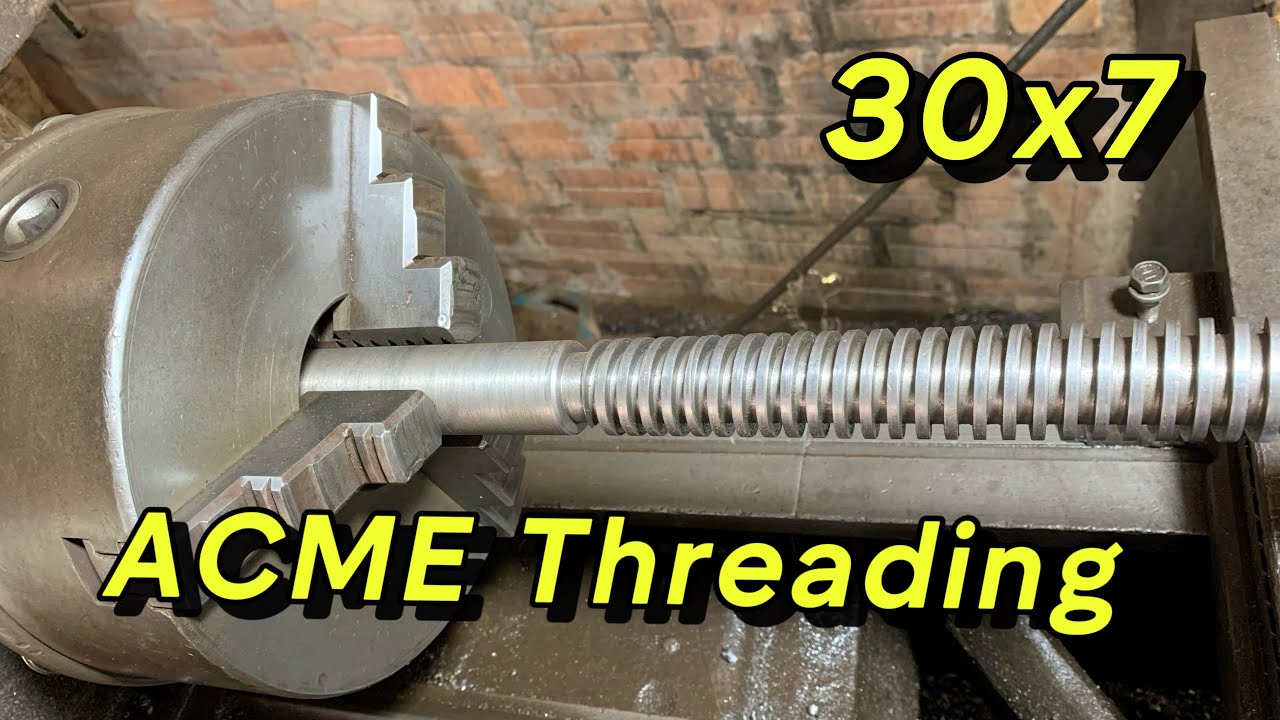 Machining A Lead Screw Mastering Single Point Acme Threading Abom79
