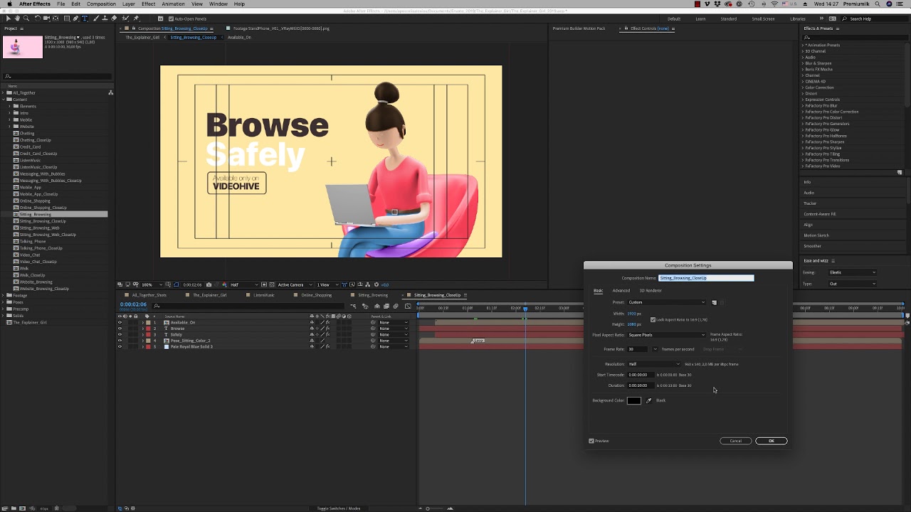 Explainer Video Templates After Effects