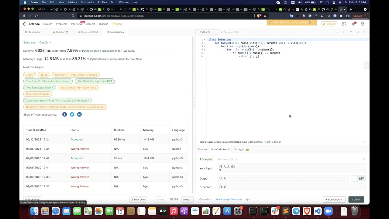 Living With Github Copilot Solving Leetcode Problems Youtube