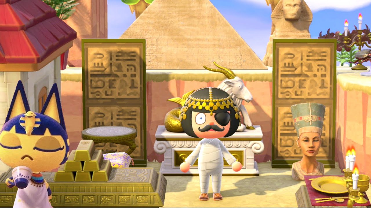 Building An Egyptian Themed Paradise For Ankha Animal Crossing New