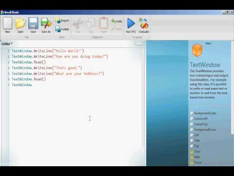 Smallbasic Tutorial Youtube
