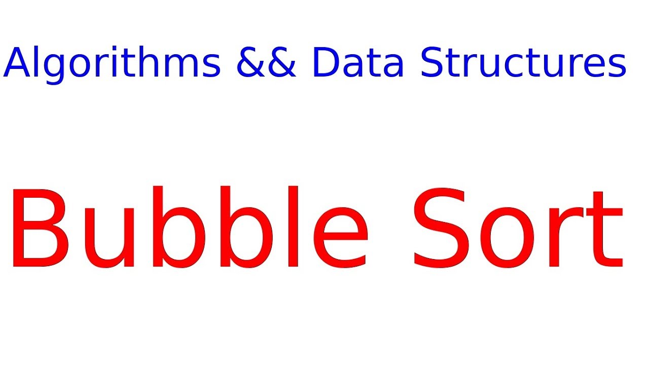 Bubblesort Youtube