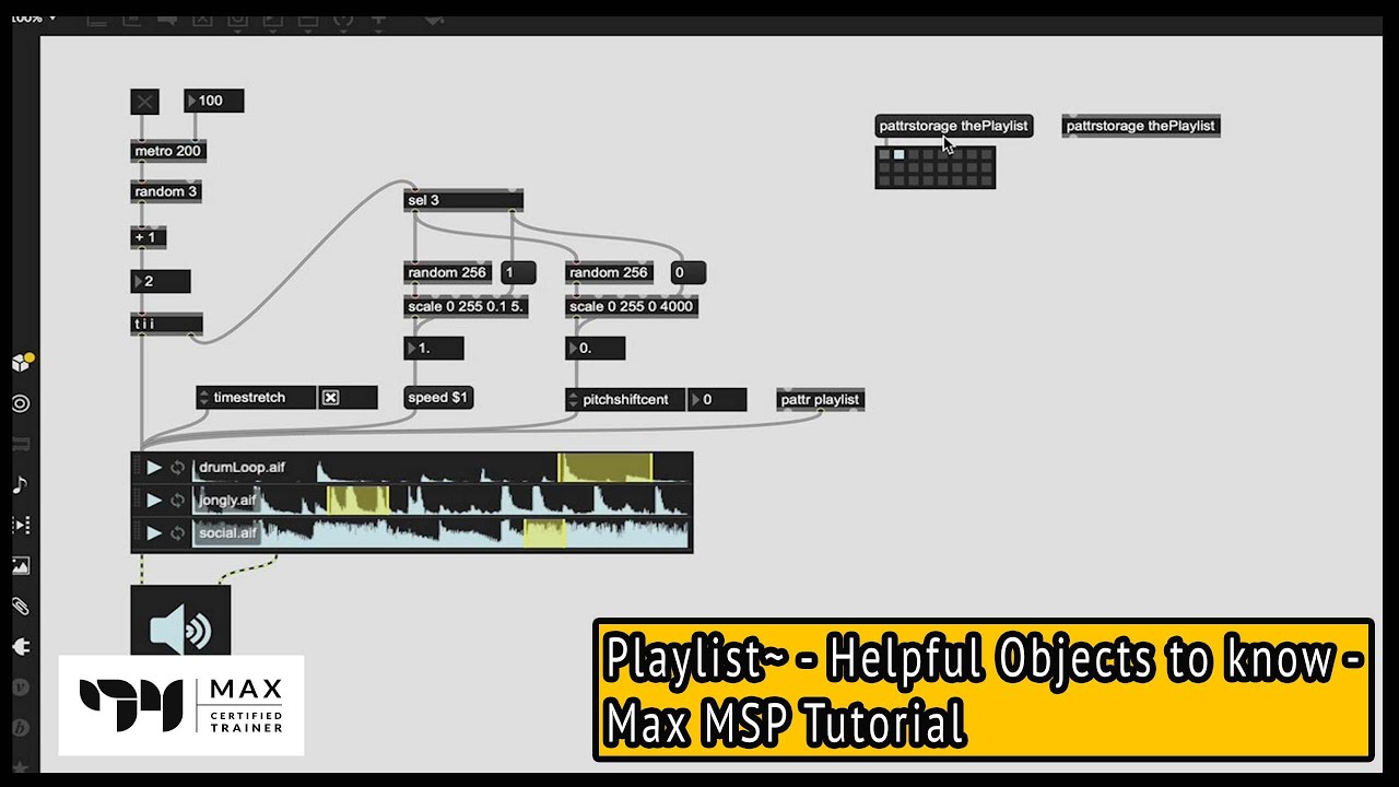 Playlist Helpful Objects To Know Max Msp Tutorial Youtube