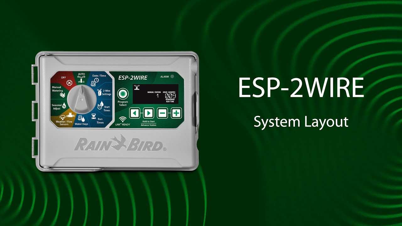 Rain Bird Esp 2wire Controller System Layout Demonstration Youtube
