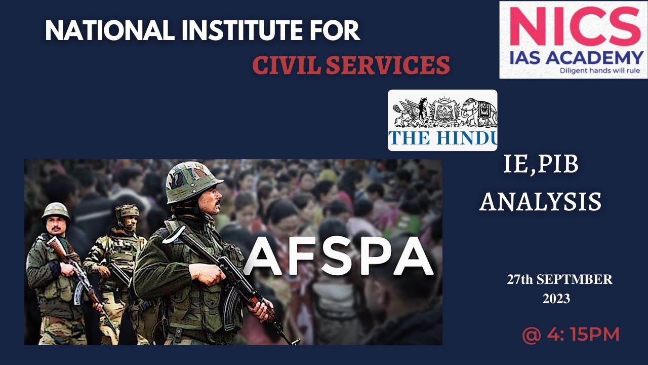 Daily News Analysis 27th September 2023 The Hindu Newspaper Analysis