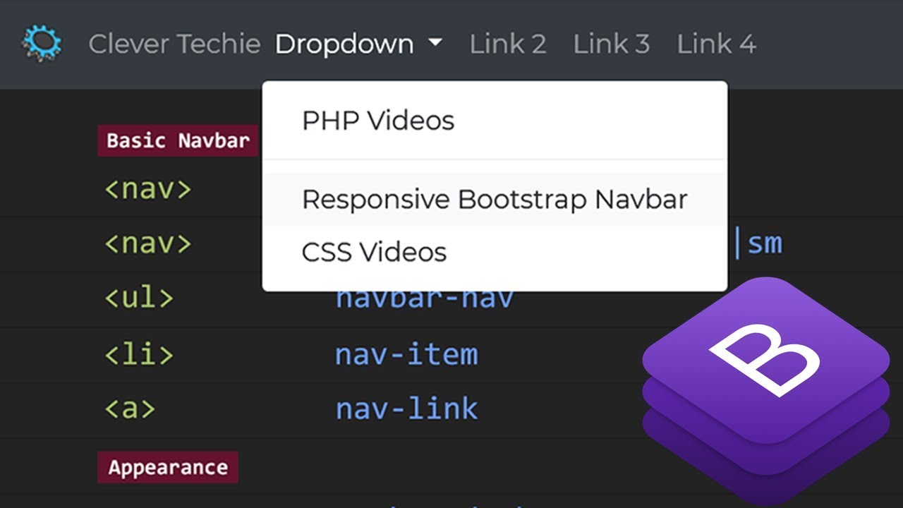 Responsive Navbar With Bootstrap 4 Youtube