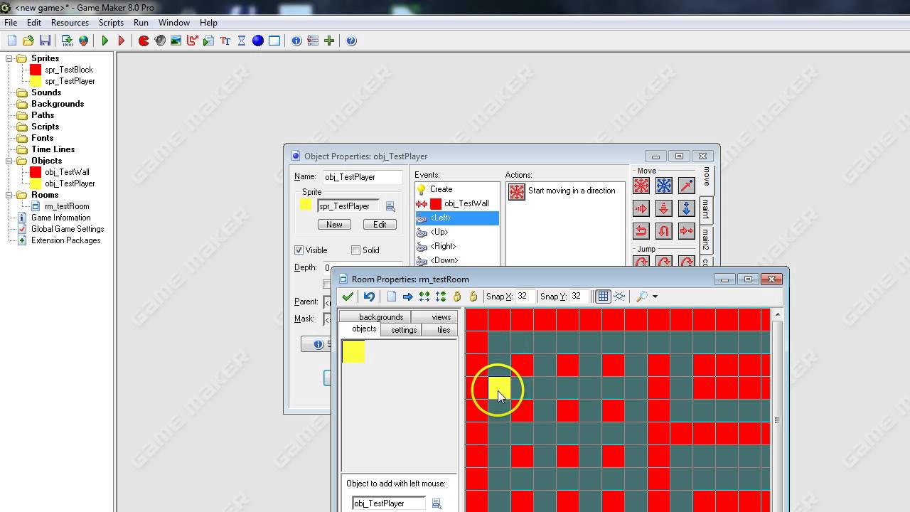 Grid Movement Gamemaker Youtube