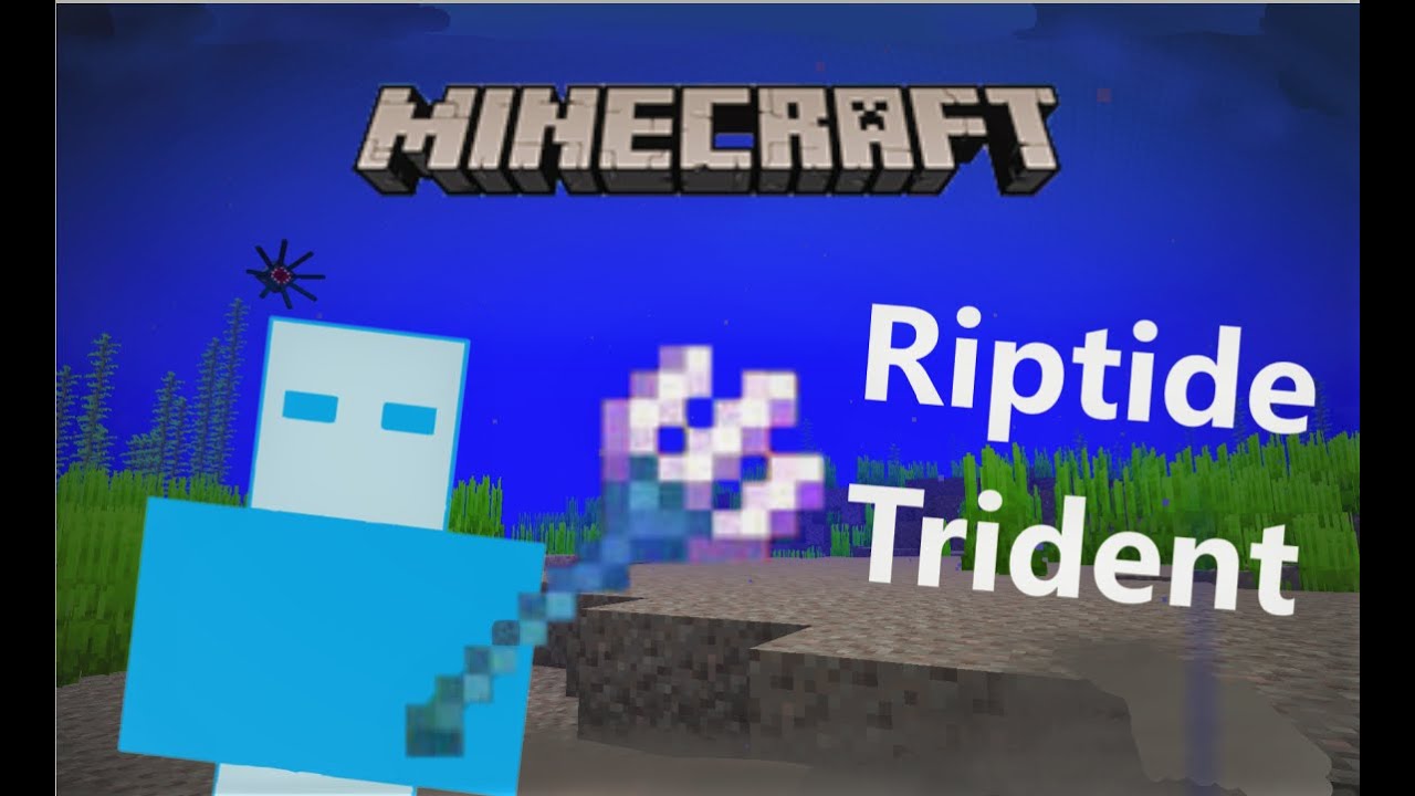 Minecraft How To Make Fly A Riptide Trident Youtube