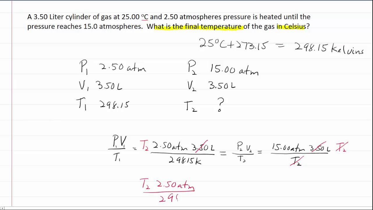 How To Solve Using Combined Gas Law Free Worksheets Printable