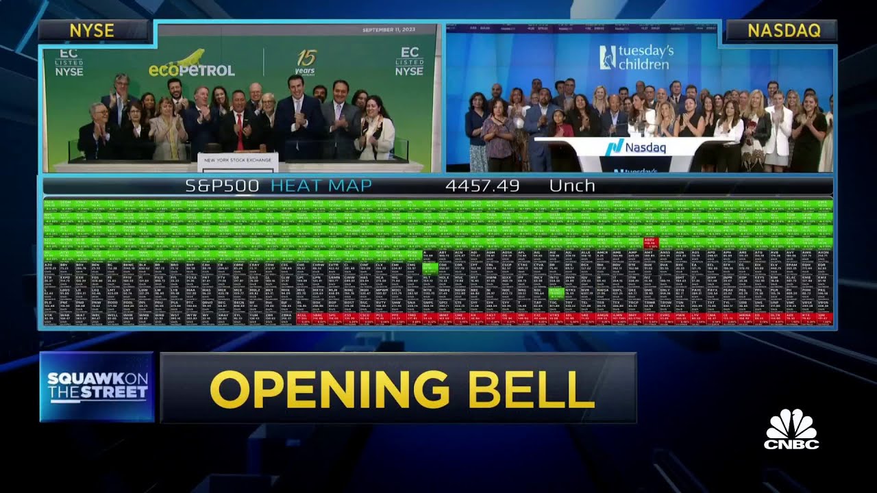 Opening Bell September 11 2023 Youtube