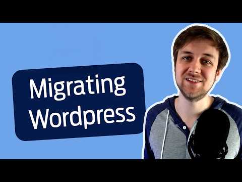 How To Manually Migrate Wordpress Websites Tutorial Youtube