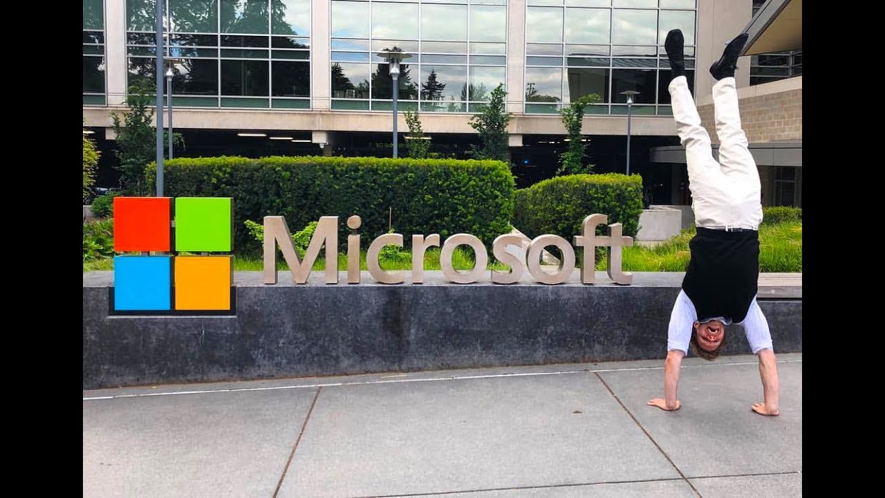 Microsoft Internship First Day At Work Youtube