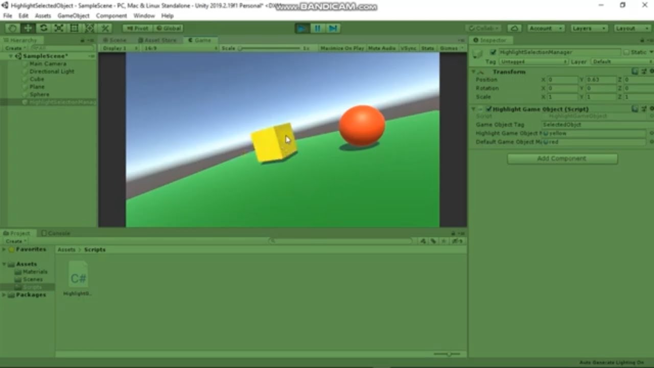 Selecting Objects With Raycast Unity Tutorial Unity Unitytutorial