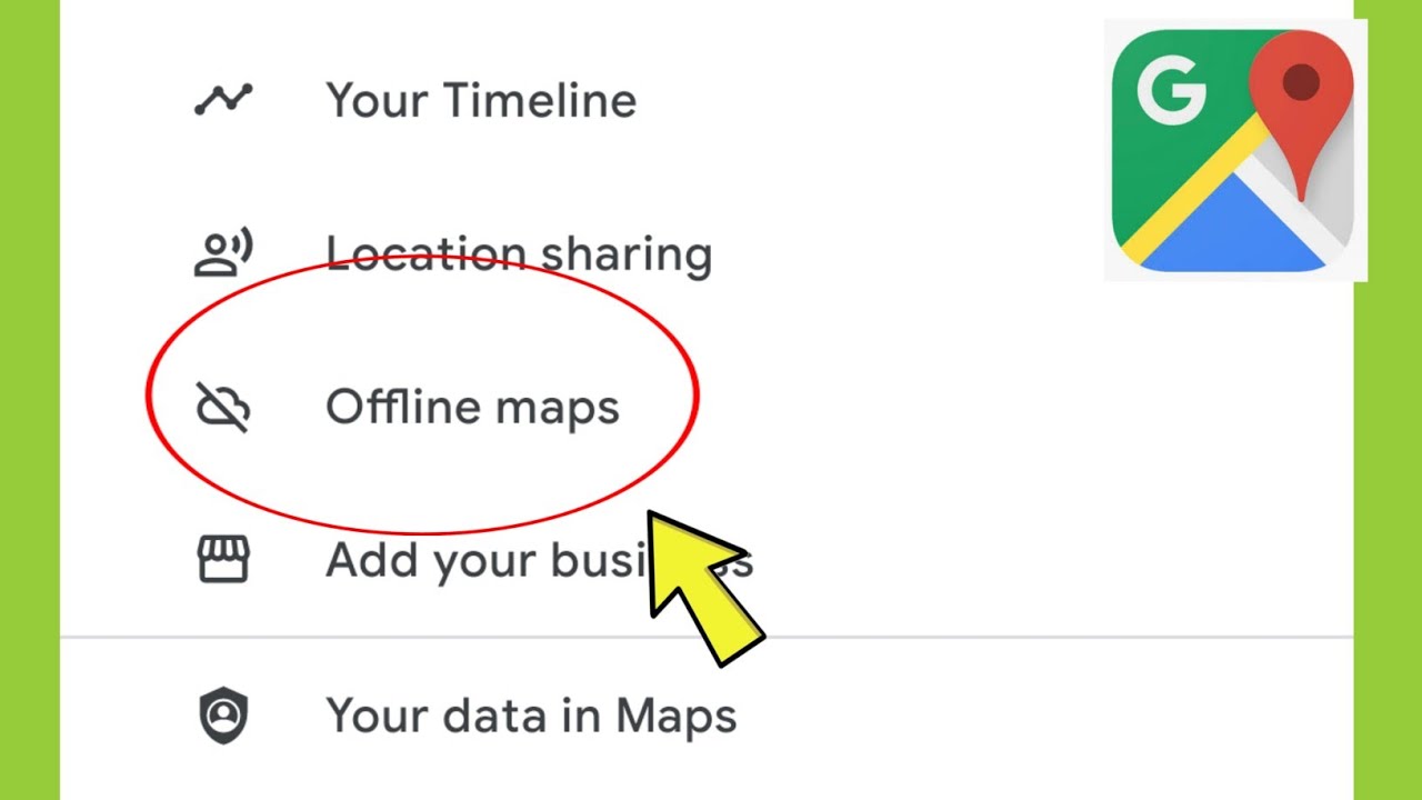 Google Maps Offline Map Settings Youtube