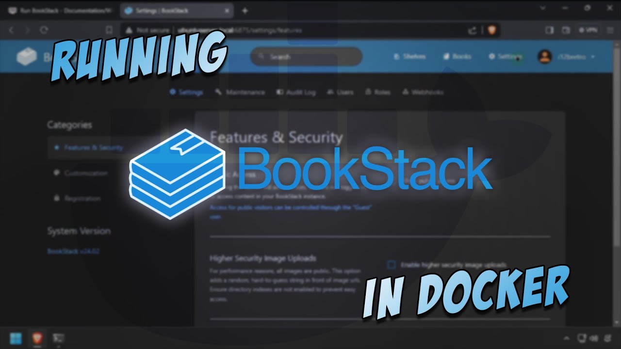 Run Bookstack Documentation Wiki Platform In Docker Youtube