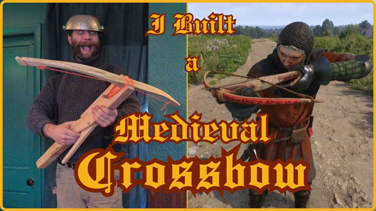 I Tried Building A Medieval Ish Wooden Crossbow Youtube