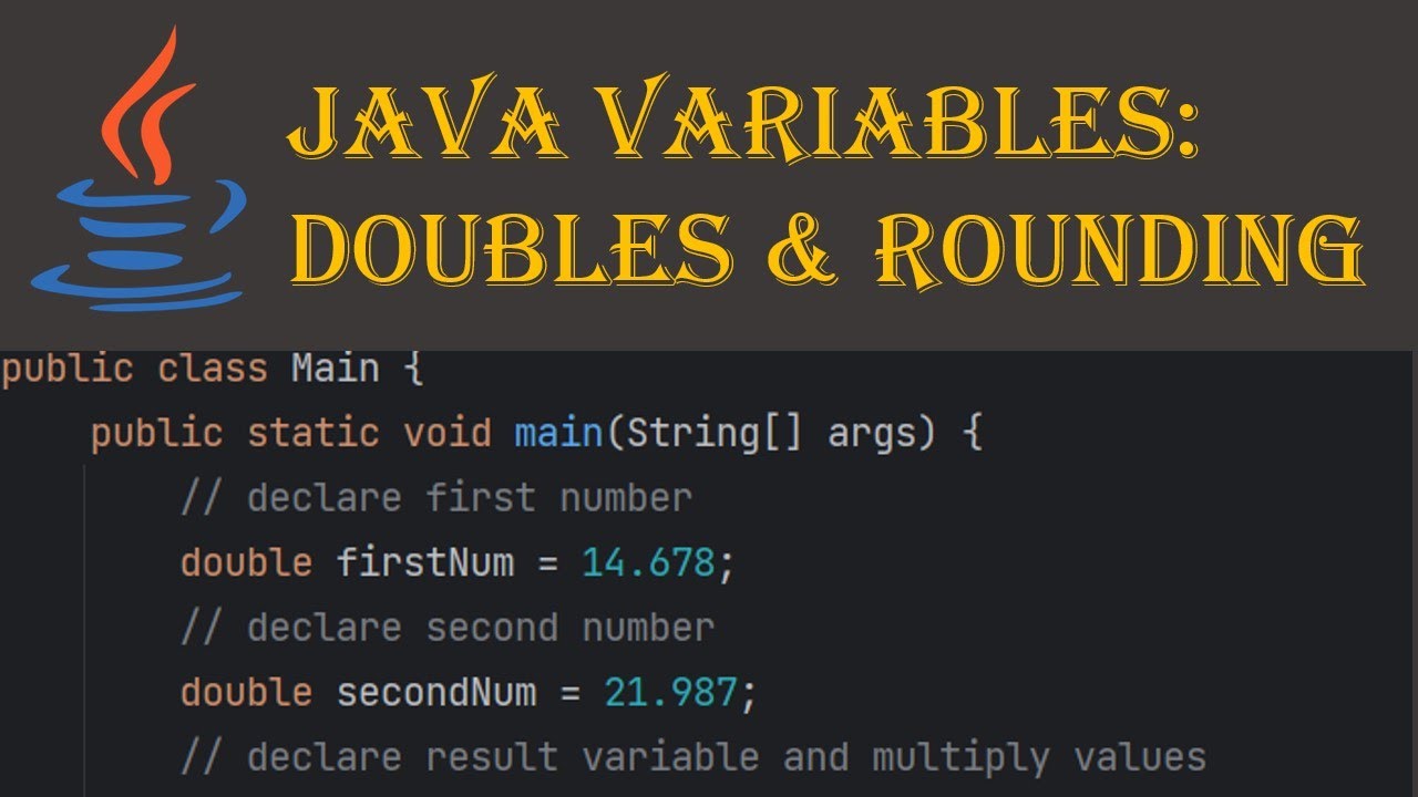 How To Use Double Variable In Java At Shirley Levy Blog