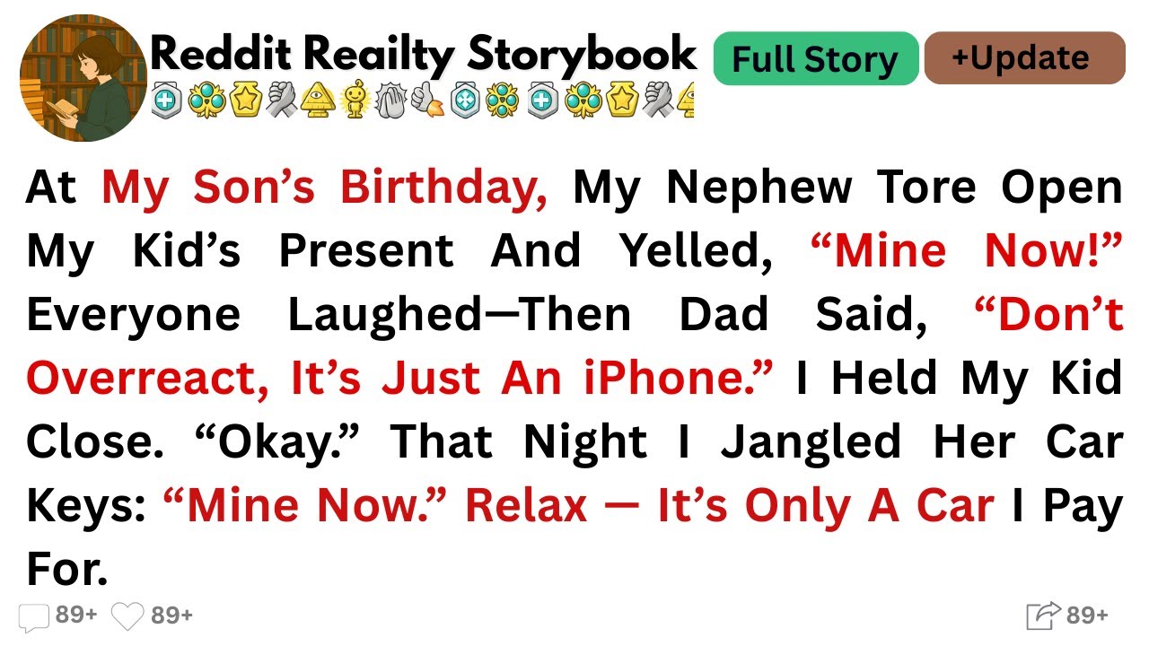 Full Story At My Son S Birthday My Nephew Tore Open My Kid S Present