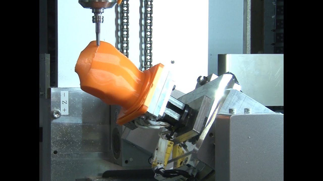 Hybrid 3d Printer Using 5 Axis Control Youtube