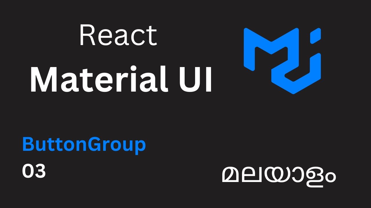 3 React Material Ui Buttongroup Youtube