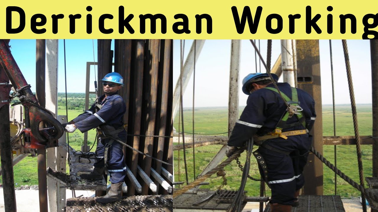Derrickman Work On Monkey Board Part 11 Drilling Rig Slb Rig