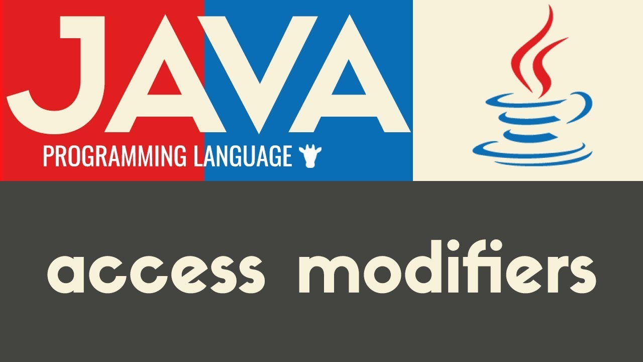 Access Modifiers Java Tutorial 36 Youtube