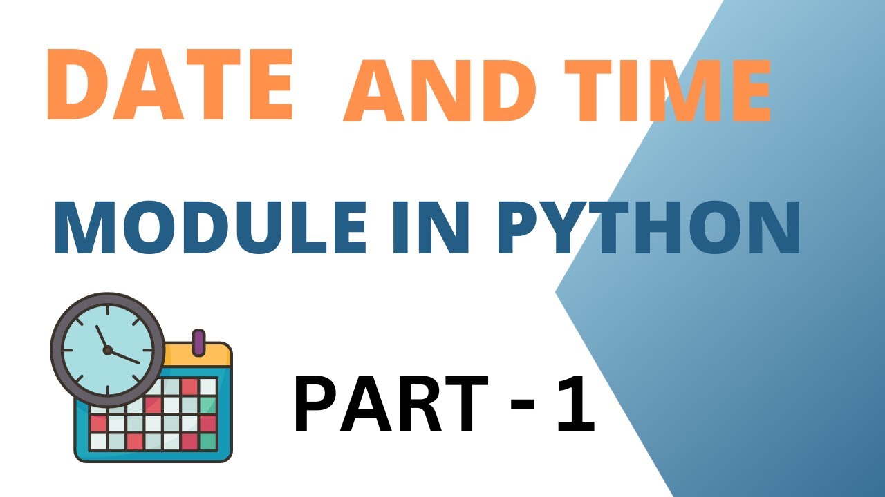 Python Date And Time Module Part 1 Urcoding Youtube