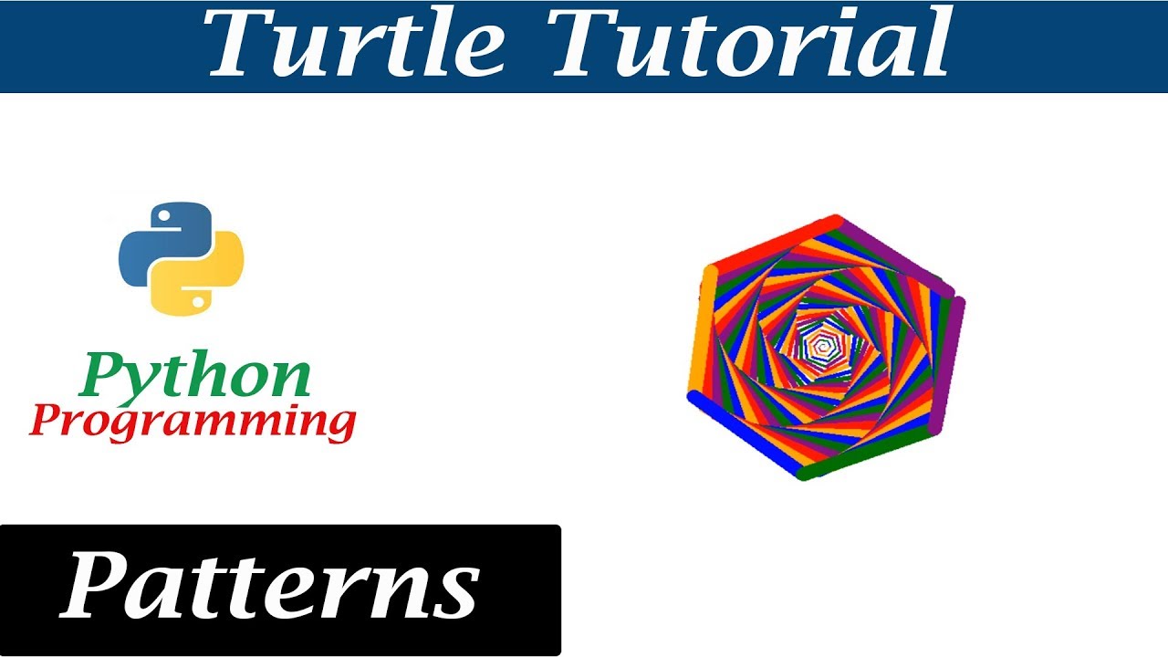 Python Turtle Graphics Pattern 2 Drawing Different Shapes Youtube